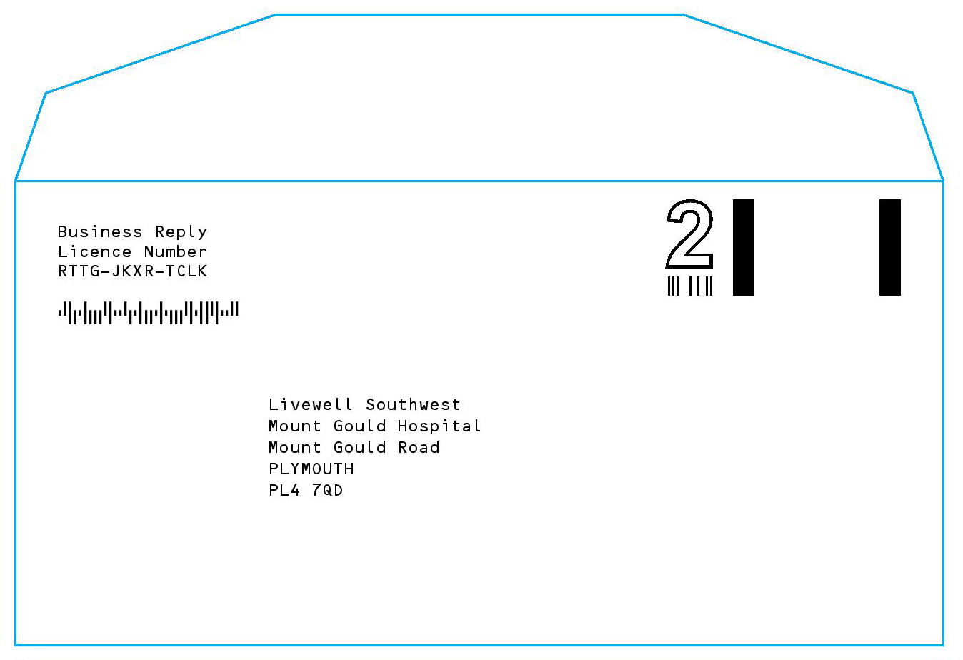 PCH Manila Business Reply Envelope D.L G/F Box 1000 Plain - Mount Gould ...